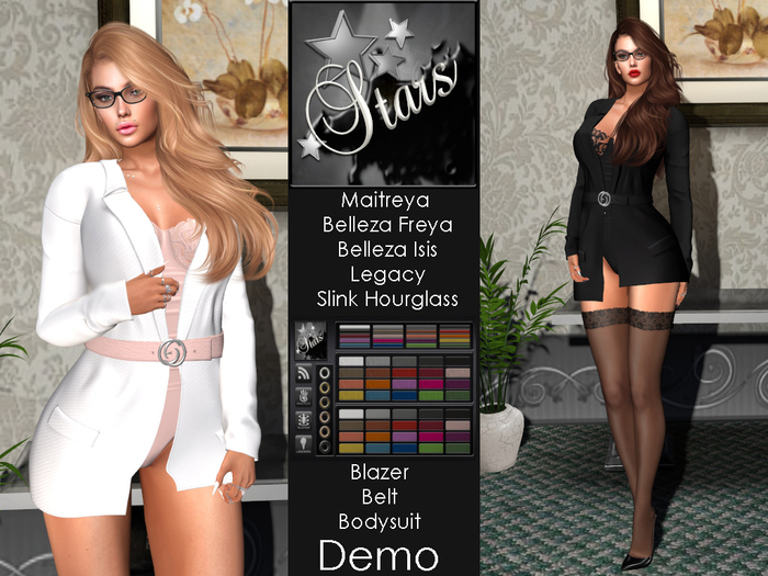 Second Life Marketplace Stars Fashion Ela DEMO Second Life Marketplace Stars Fashion Ela DEMO